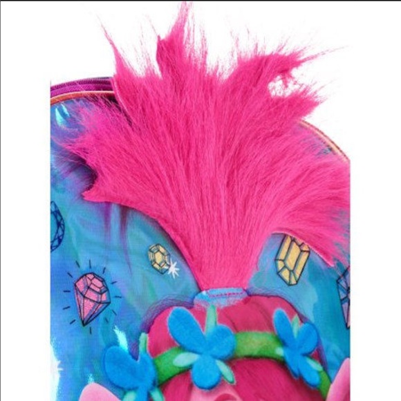 Dreamworks | Accessories | Left Trolls Princess Poppy Backpack Whair ...